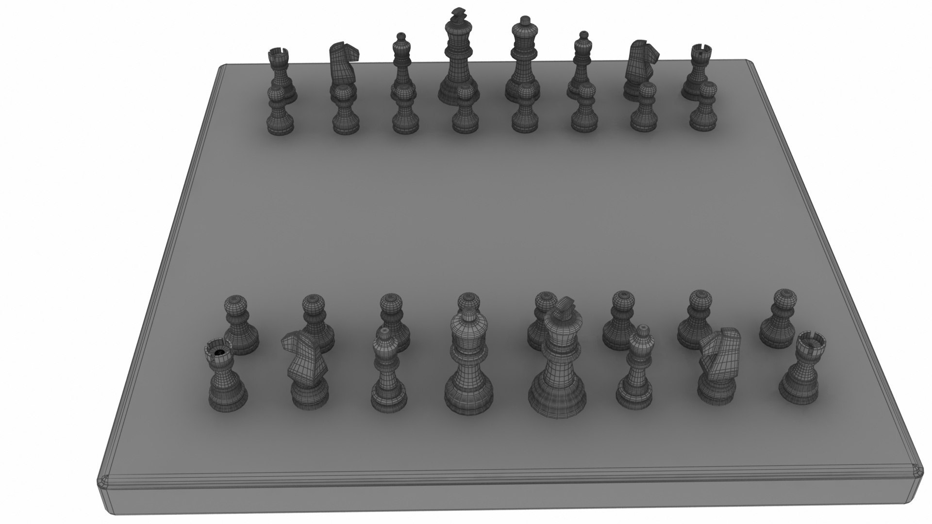 3D model chess board elements - TurboSquid 1503613