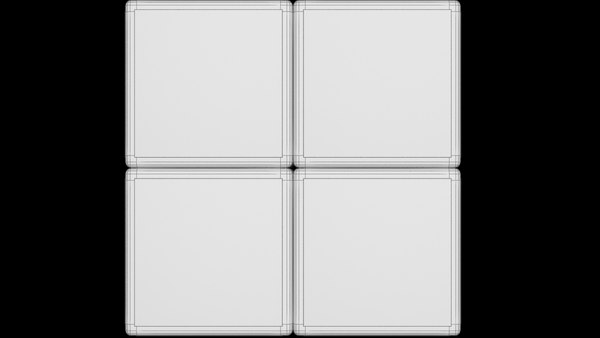 2x2 Scrambled Rubiks Cube 3D - TurboSquid 1740010