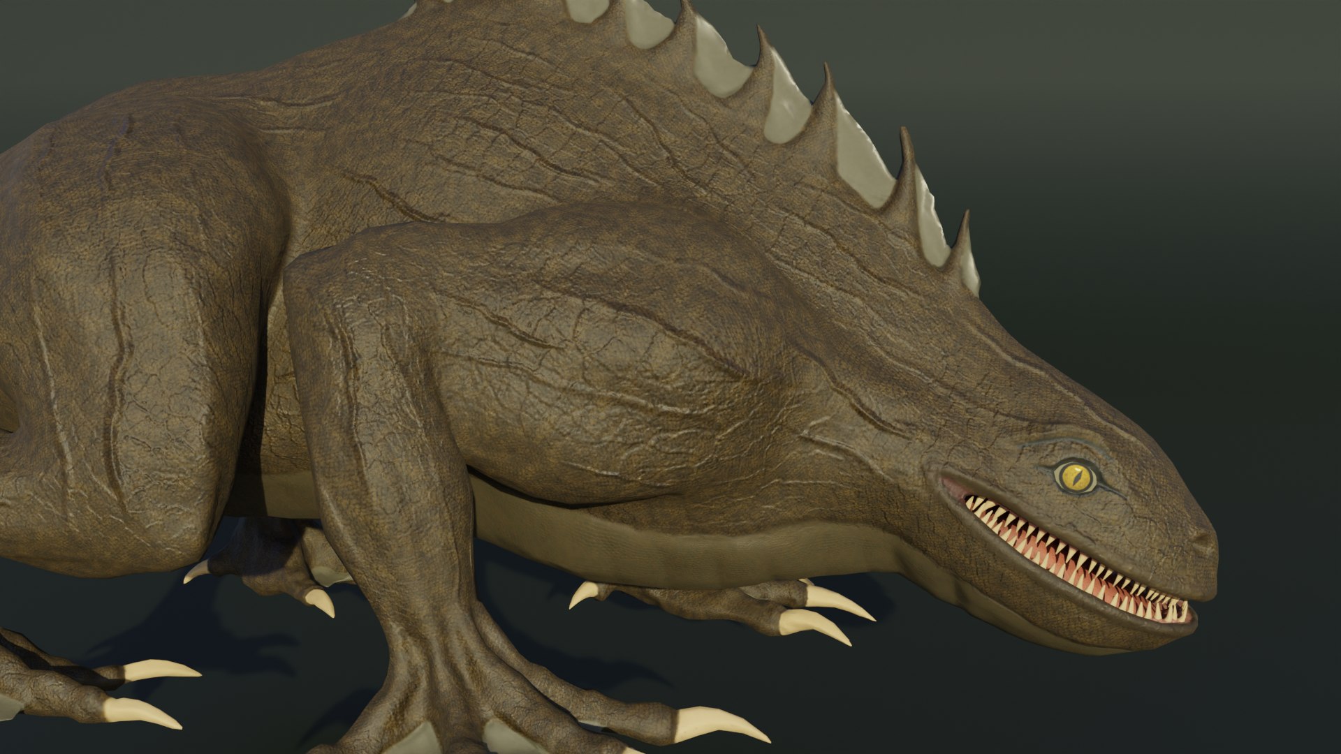 3D Model Beast Lizard - TurboSquid 1819132