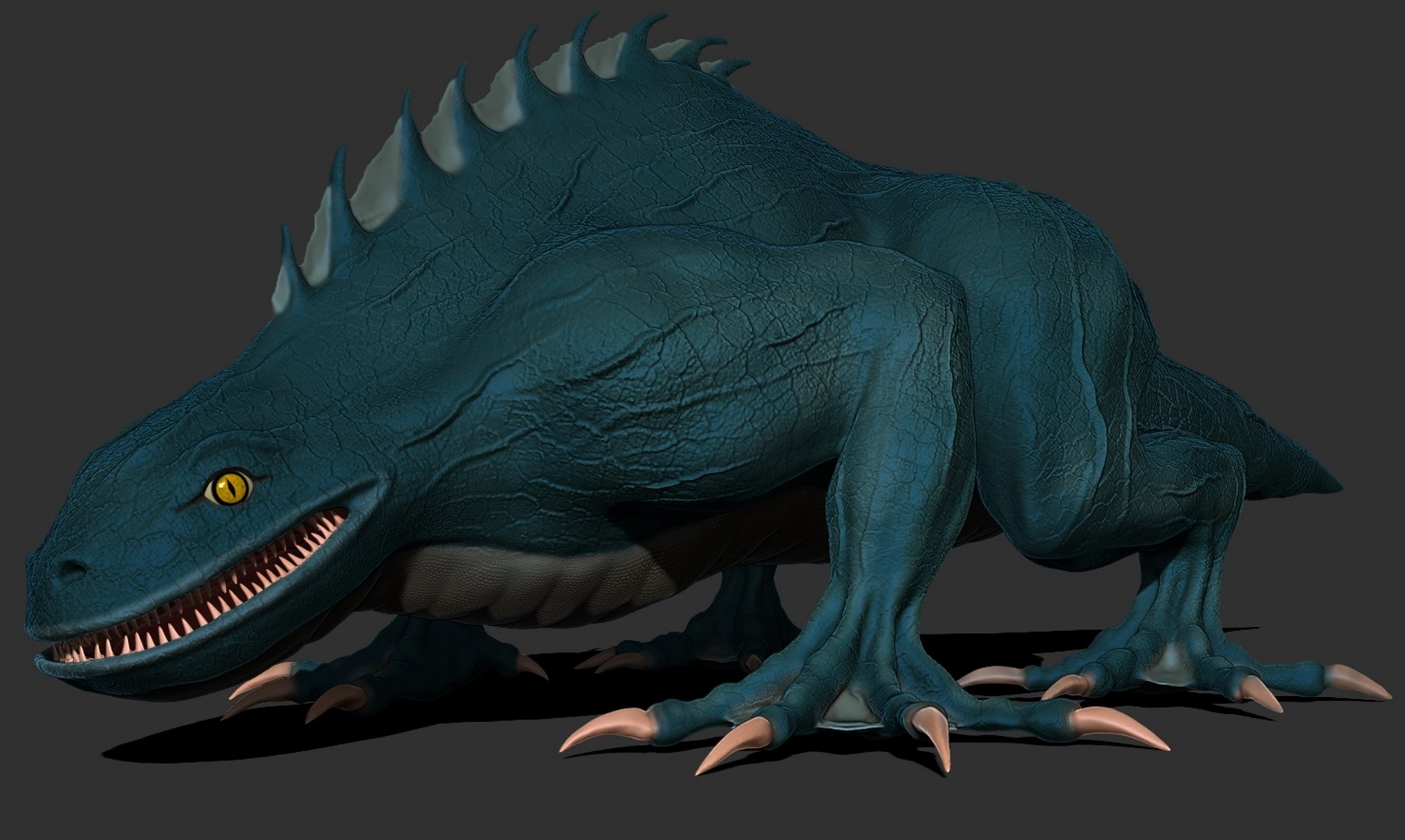 3D Model Beast Lizard - TurboSquid 1819132