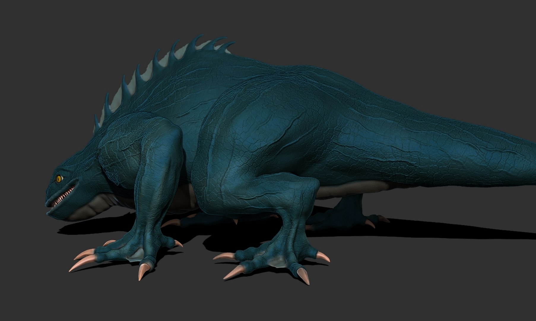 3D Model Beast Lizard - TurboSquid 1819132