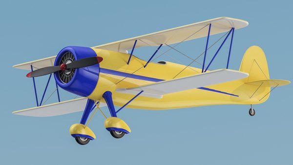 3D Biplane 02 - TurboSquid 1828014