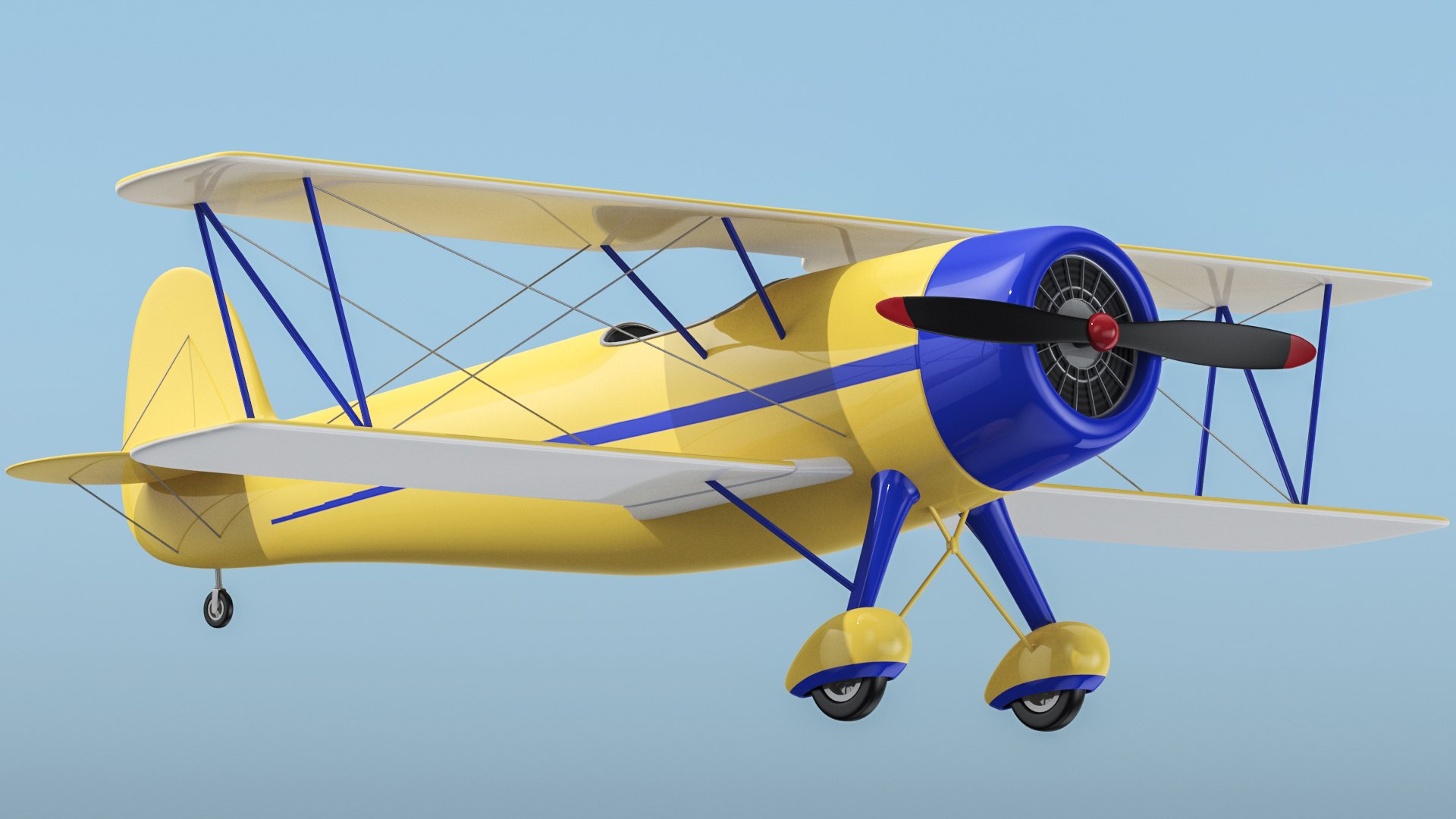3D Biplane 02 - TurboSquid 1828014