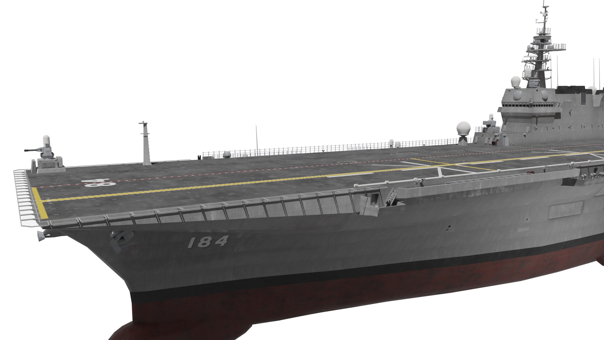 JS Kaga DDH-184 3D - TurboSquid 2220087