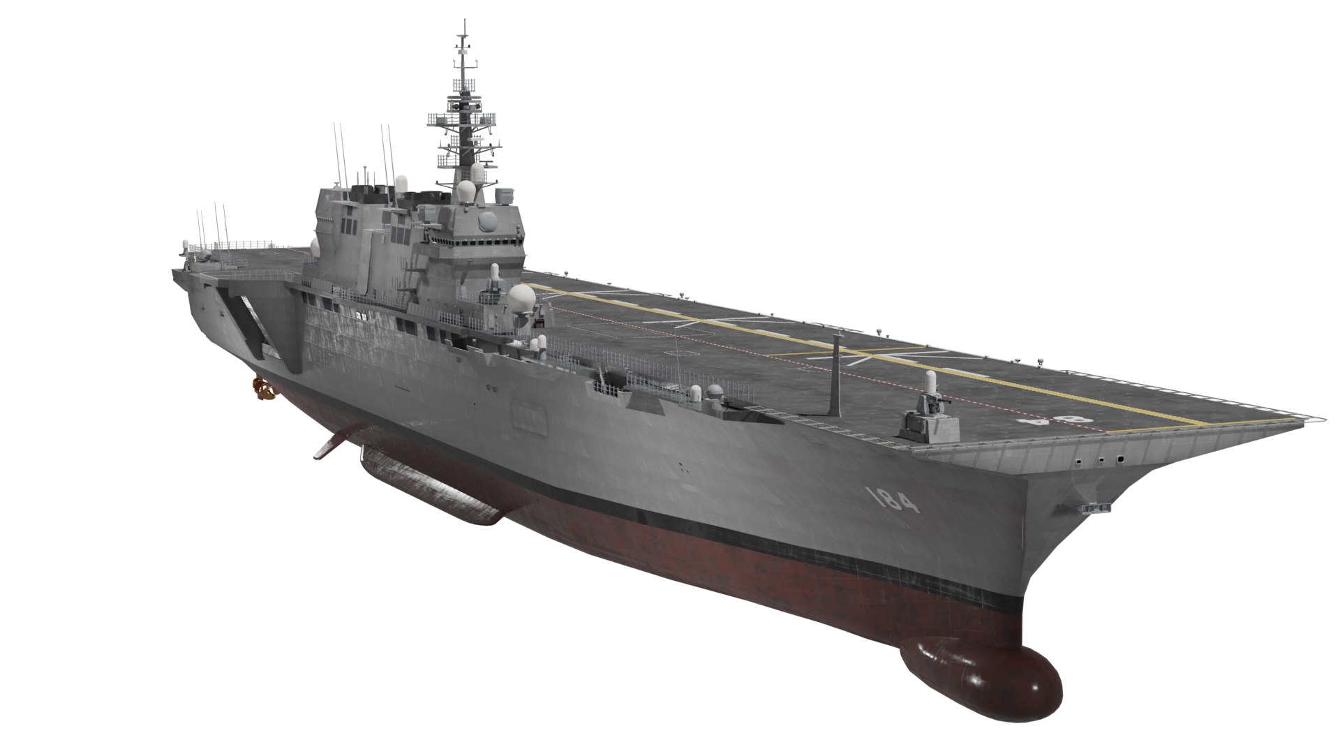 JS Kaga DDH-184 3D - TurboSquid 2220087
