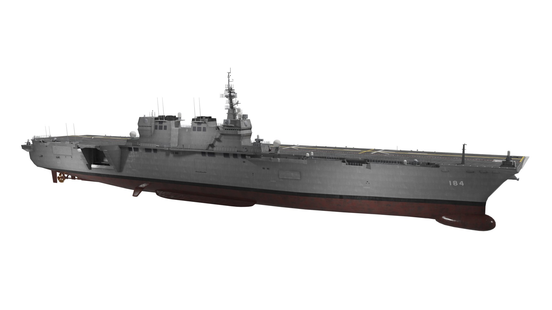 JS Kaga DDH-184 3D - TurboSquid 2220087