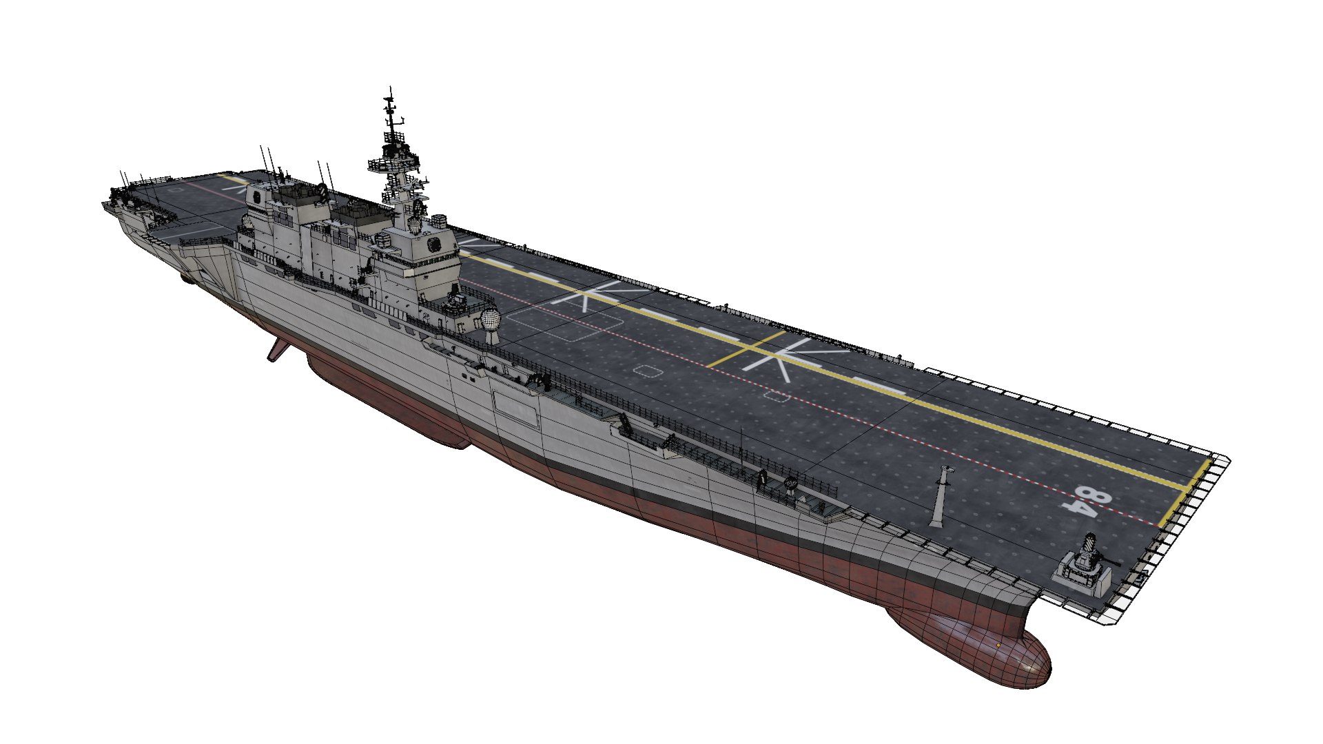 JS Kaga DDH-184 3D - TurboSquid 2220087