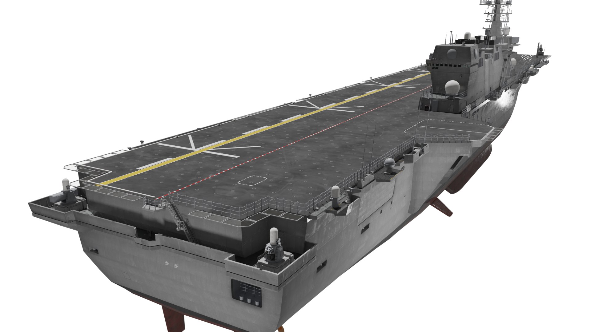 JS Kaga DDH-184 3D - TurboSquid 2220087