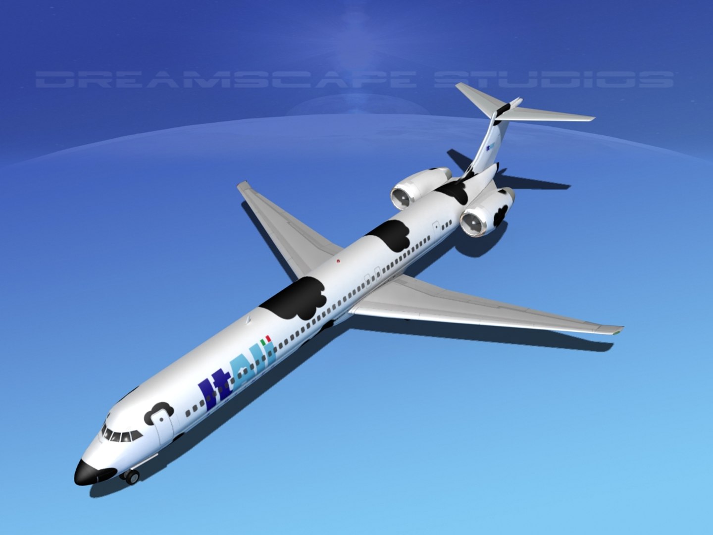 Mcdonnell Douglas Md-80 Airliners 3d Model