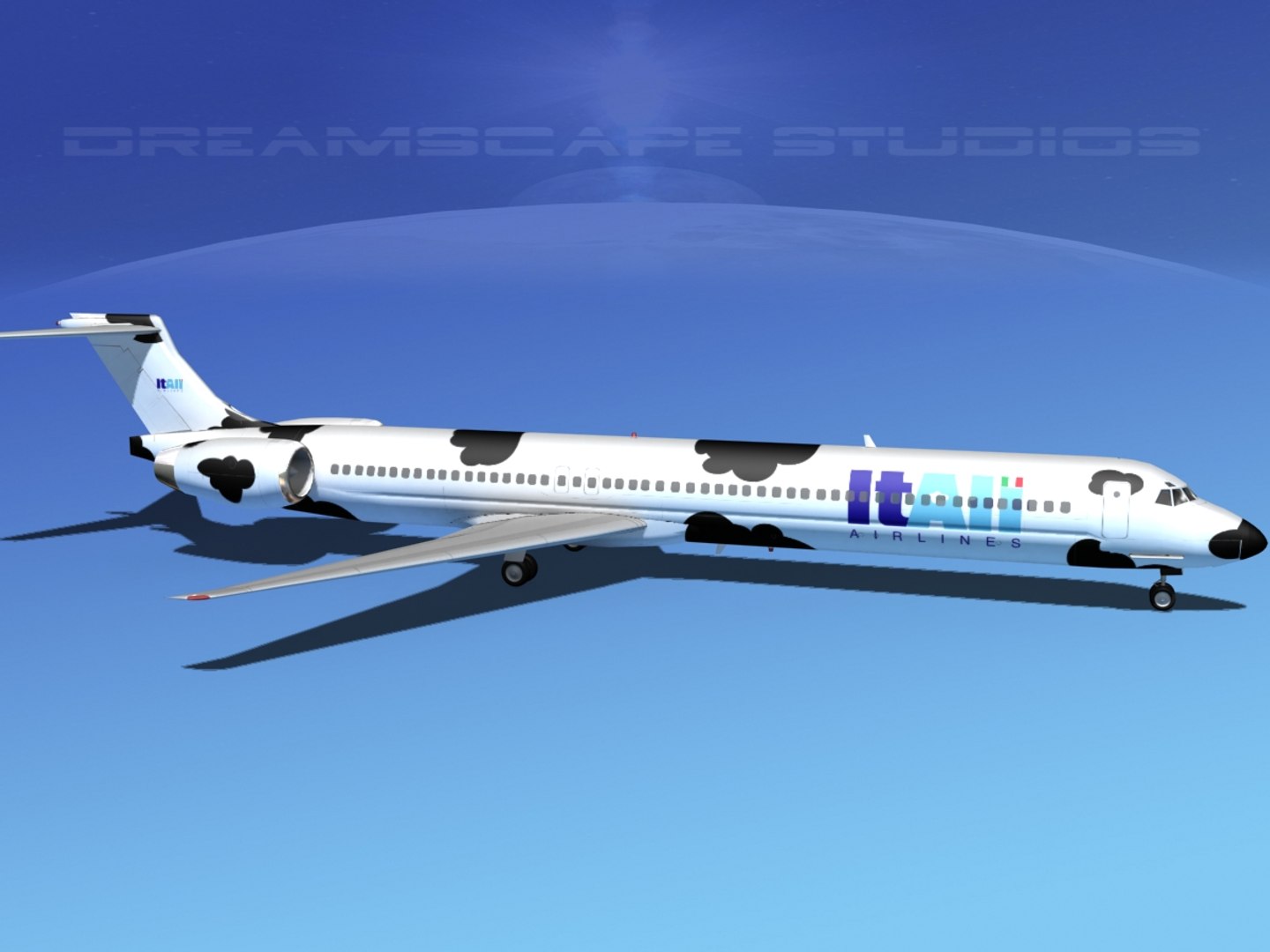 Mcdonnell Douglas Md-80 Airliners 3d Model