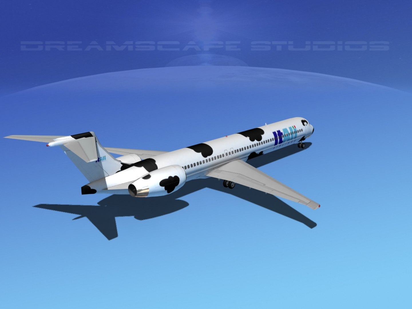 Mcdonnell Douglas Md-80 Airliners 3d Model