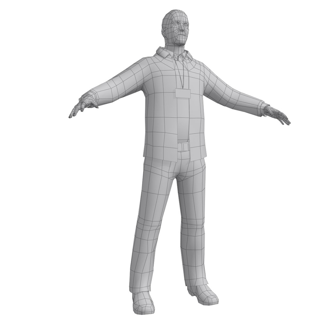 3d Model Fbi Agent