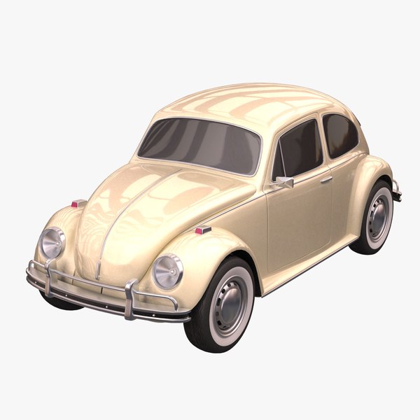 3D 3D Studio Volkswagen beetle car