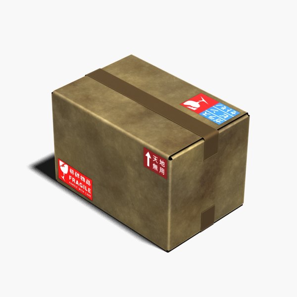 Japanese Furniture Kit - Cardboard box 3D model - TurboSquid 1949325