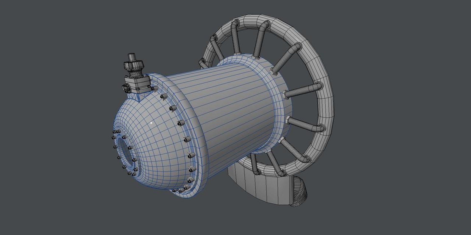 R-1830 twin wasp aircraft engine 3D model - TurboSquid 1466918