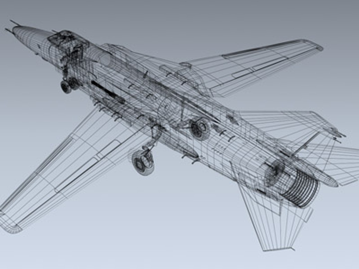 Soviet Mig-27m 3d Model