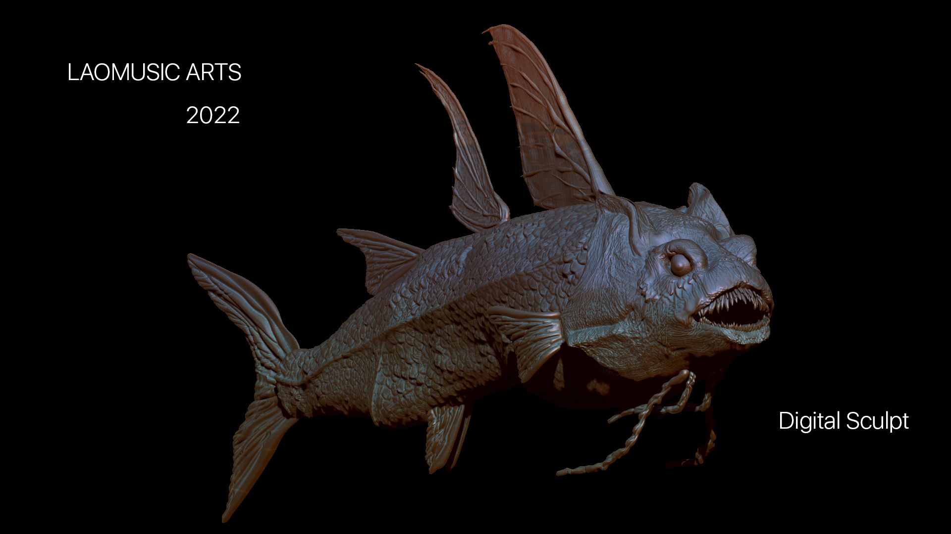 3D Laos Game Monster Fish Model - TurboSquid 1988808
