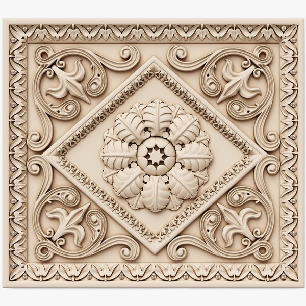 modelo 3d Elemento de pared - TurboSquid 343624