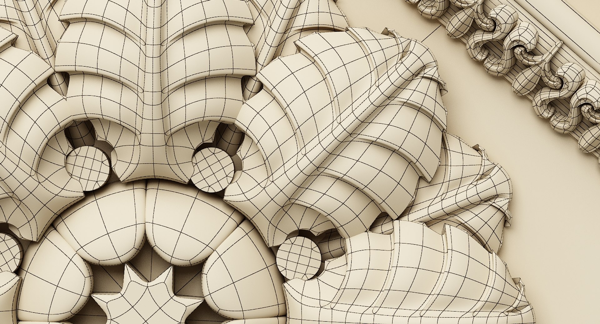 3d Model Architecture Element