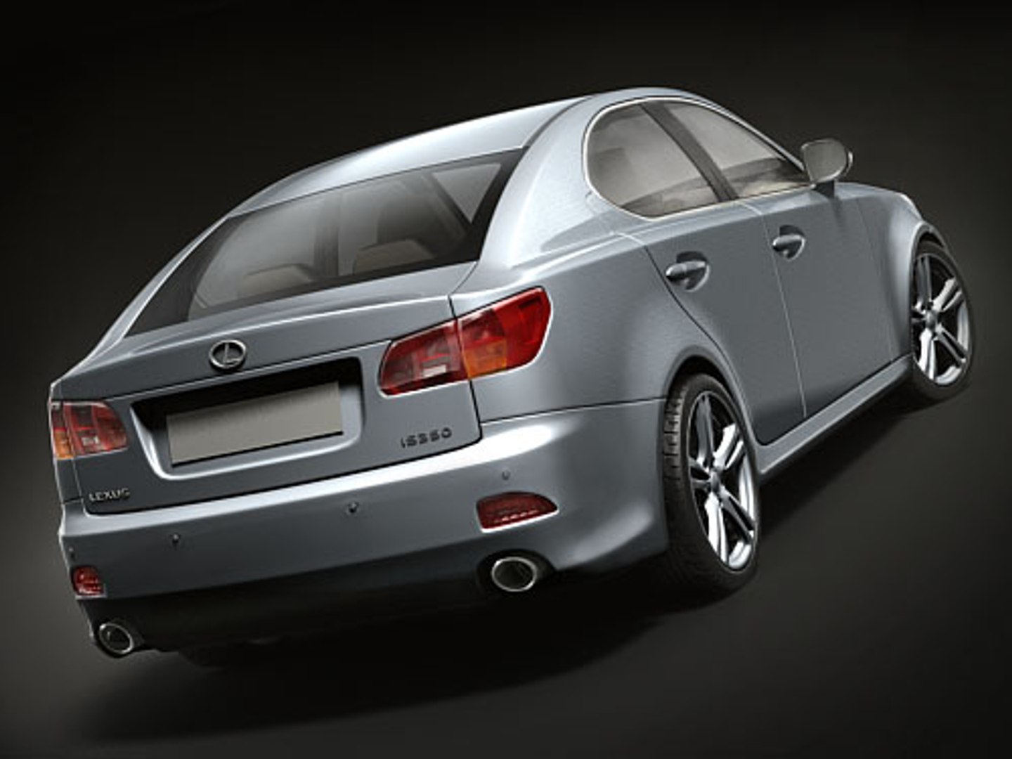 lexus is350 2008 sedan 3d model