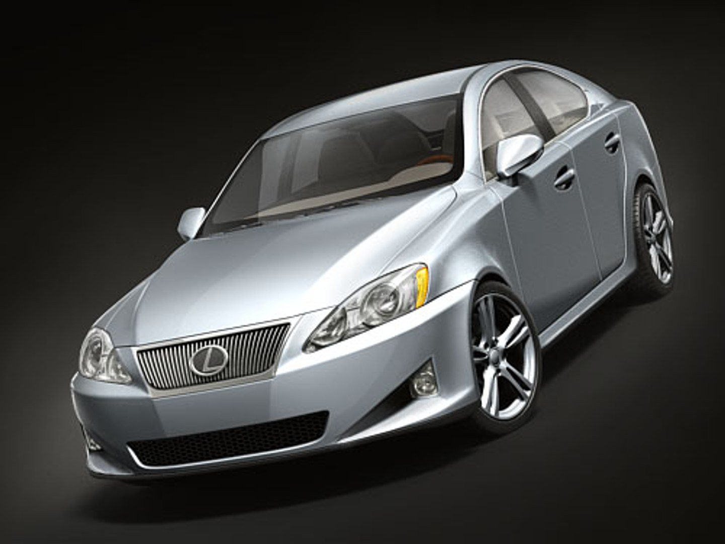 lexus is350 2008 sedan 3d model