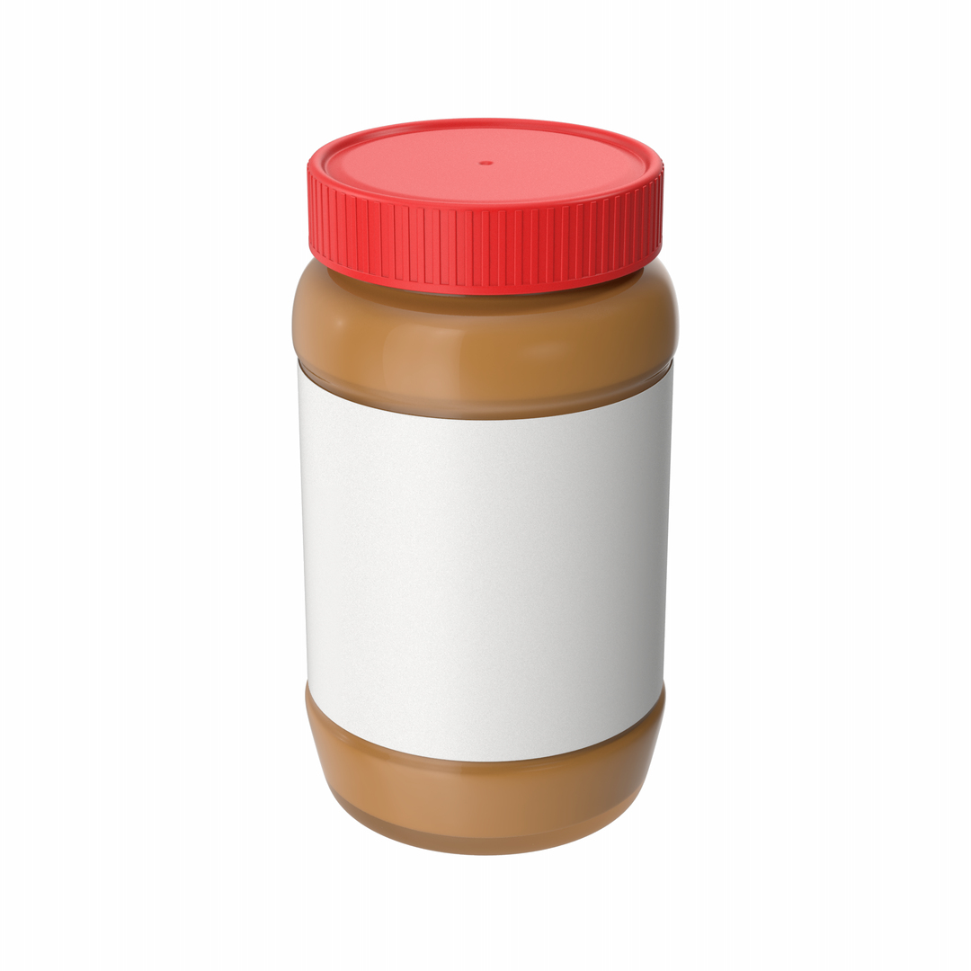 Peanut Butter 3D Model - TurboSquid 1914287