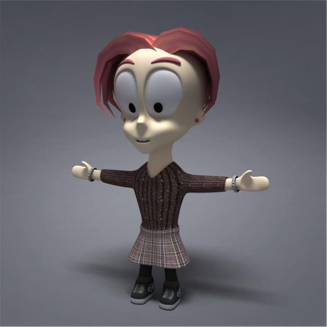 Maya Toon Alternative Girl Character