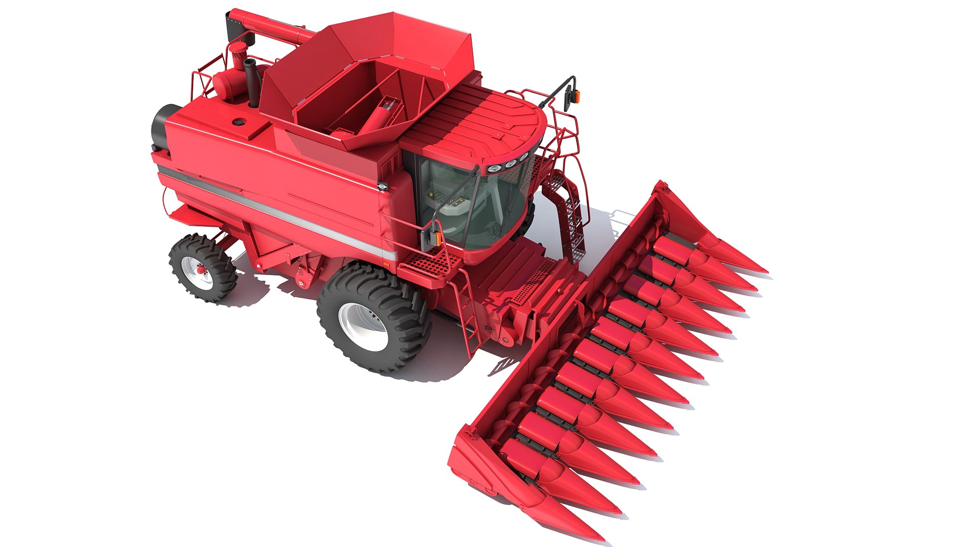 Combine Harvester 3D Model - TurboSquid 1509954