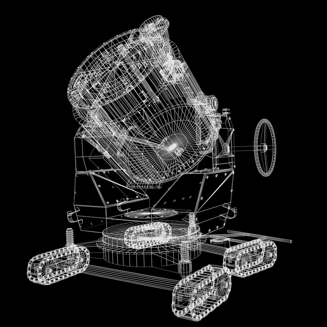 3dsmax british 90cm searchlight