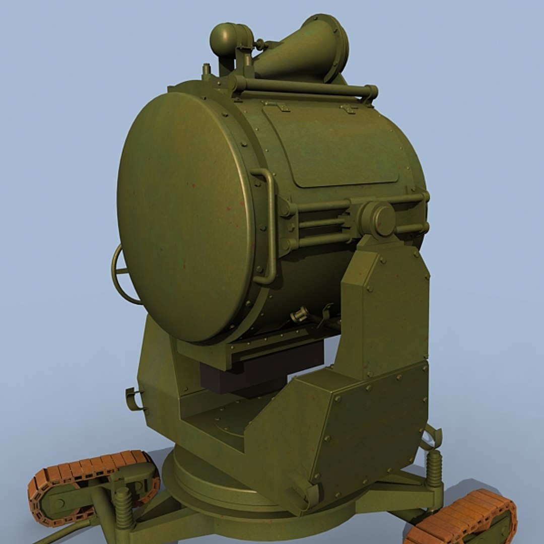 3dsmax british 90cm searchlight