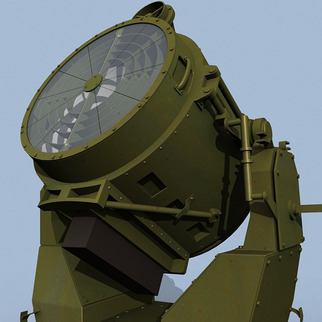 3dsmax british 90cm searchlight