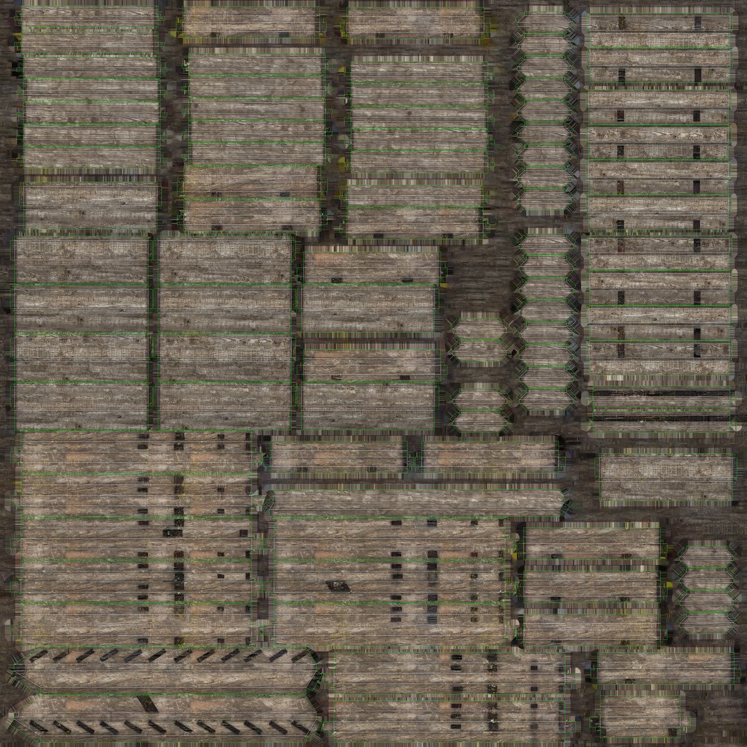 Wooden Terrace Model - TurboSquid 2207393