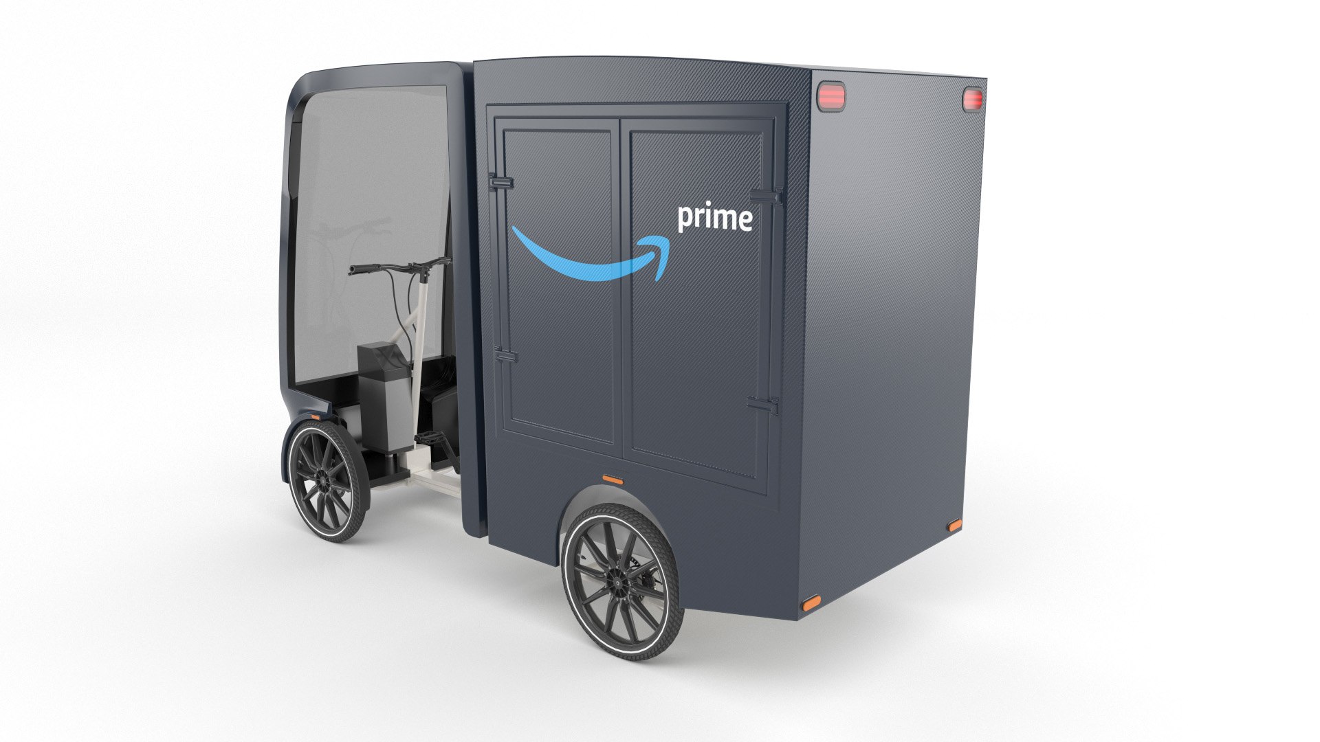 Amazon delivery bike 3D - TurboSquid 1930346