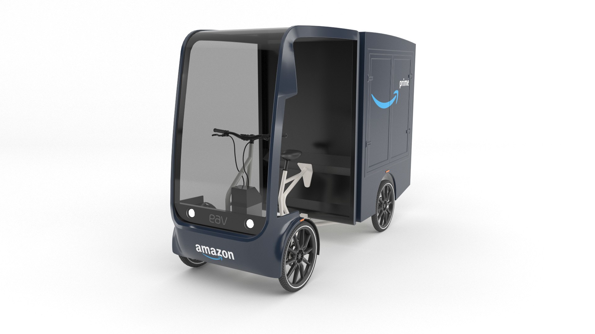 Amazon delivery bike 3D - TurboSquid 1930346