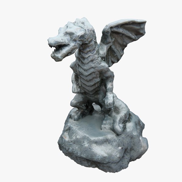 3d model dragon statue