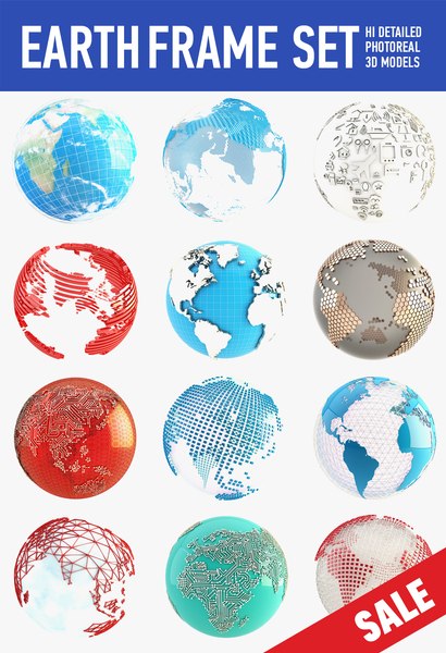World Map 3D Models for Download | TurboSquid