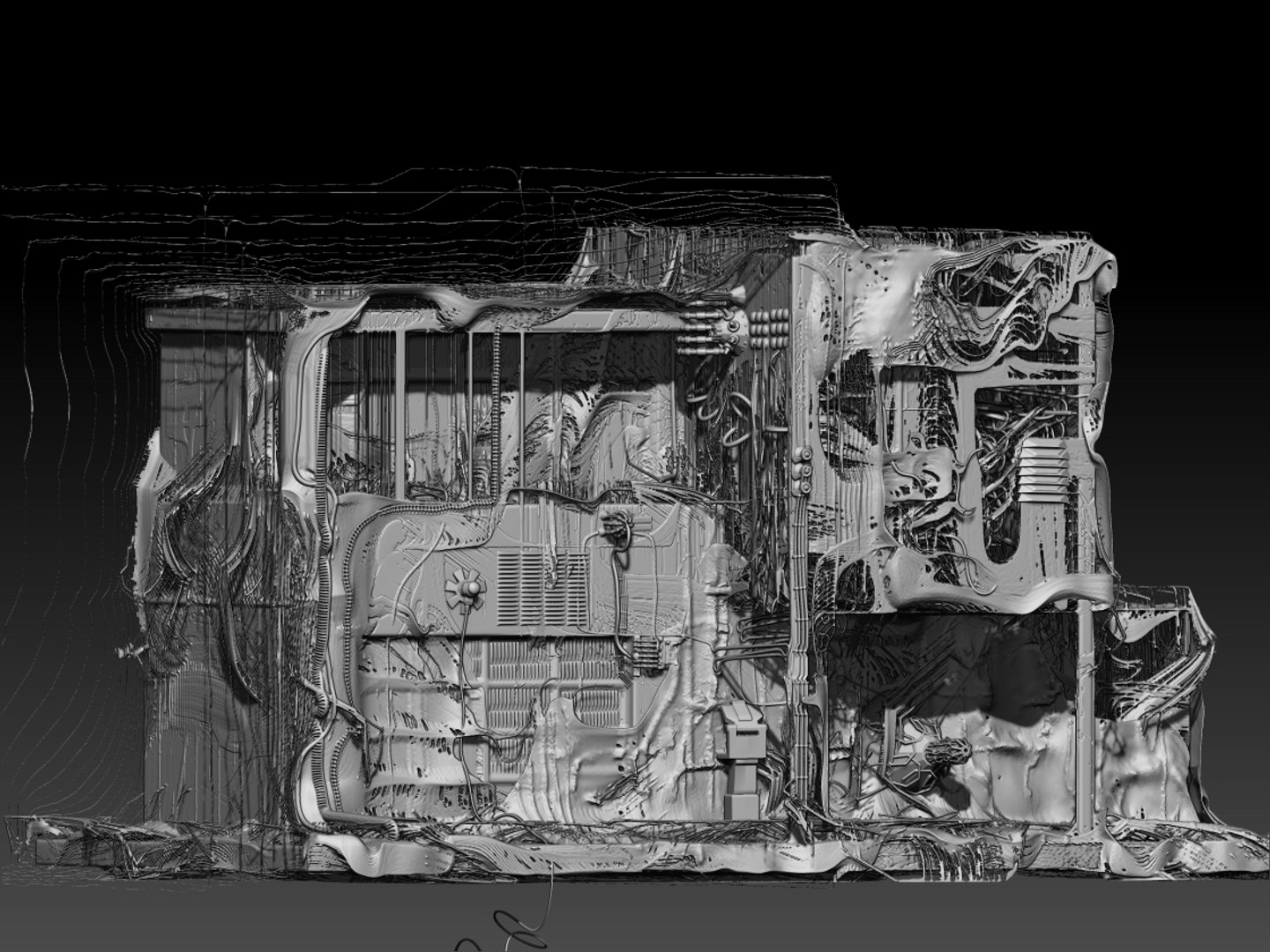 3D Alien Building Arquitecture - TurboSquid 2181390