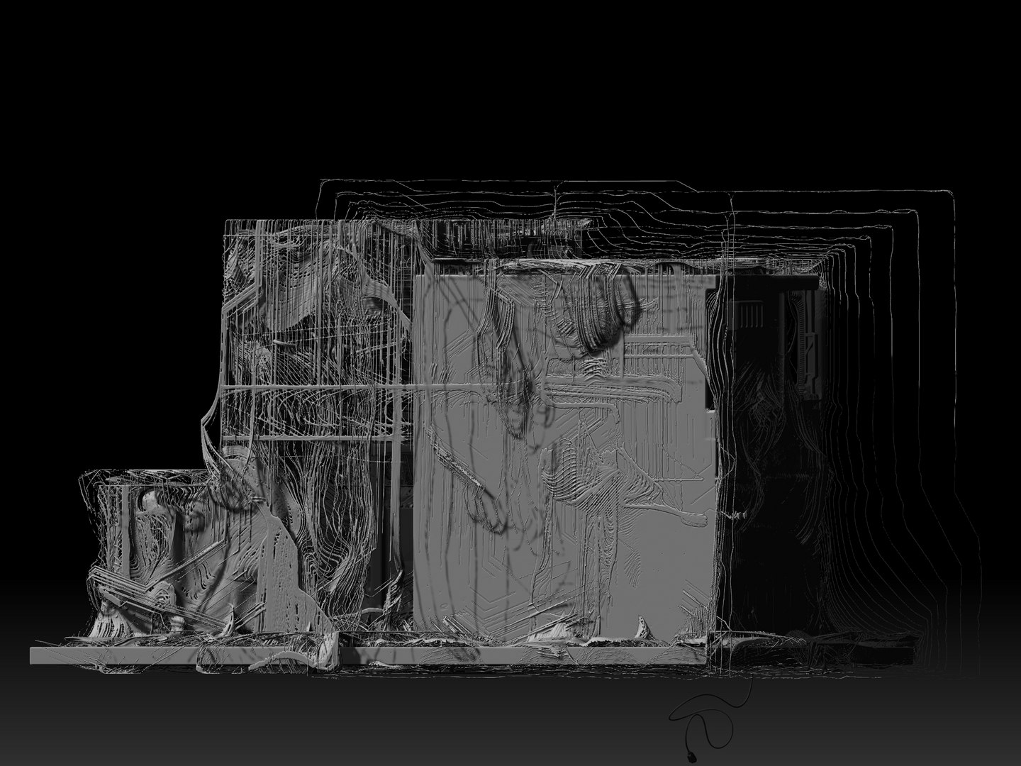 3D Alien Building Arquitecture - TurboSquid 2181390