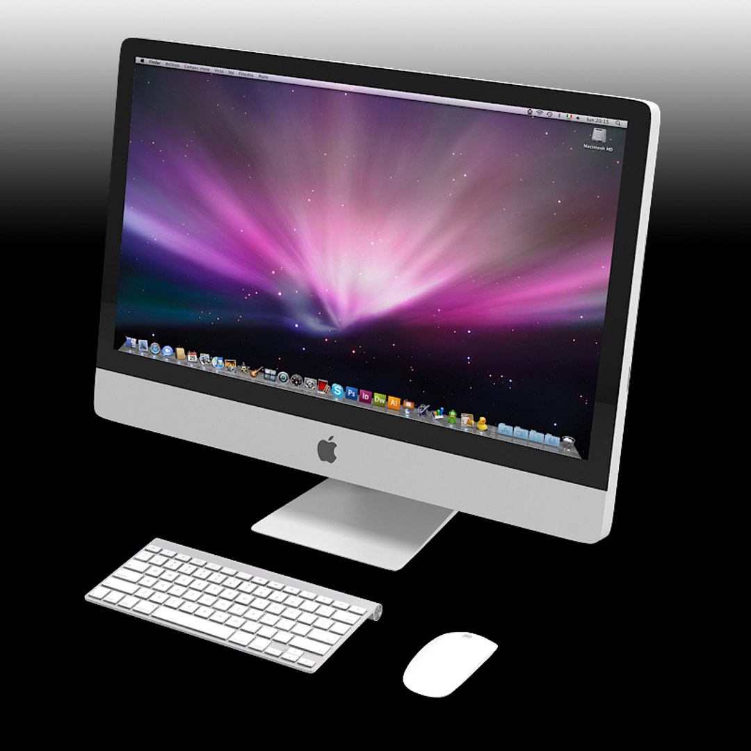 Apple Imac 3d Obj
