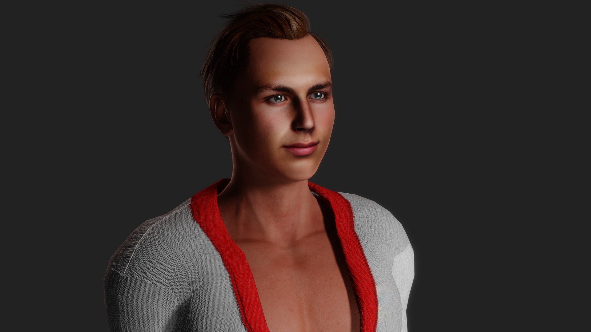 3d Contemporary Handsome Young Man 3d Model Turbosquid 2196409