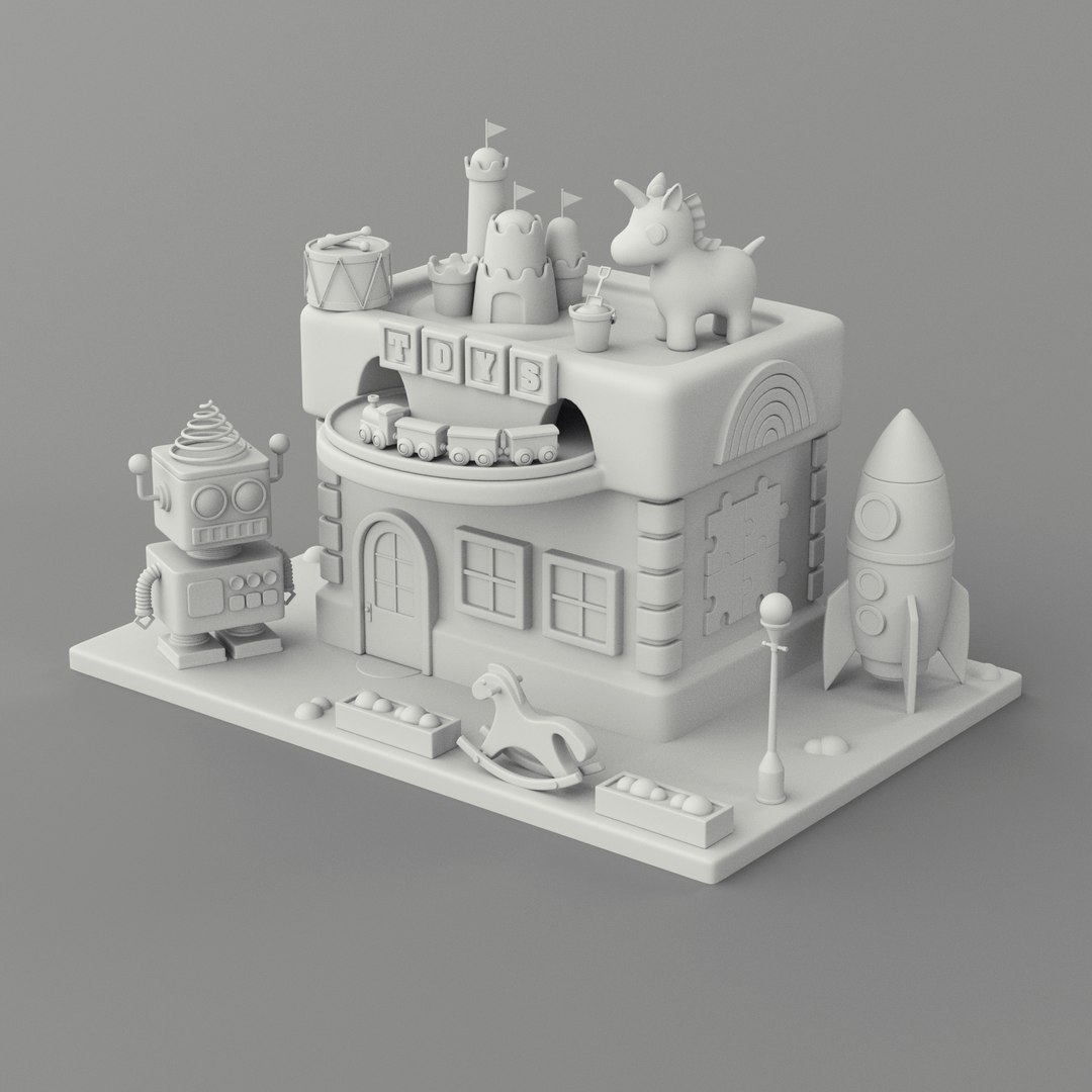 3D Model High Poly Toy Shop 01 - TurboSquid 2041699