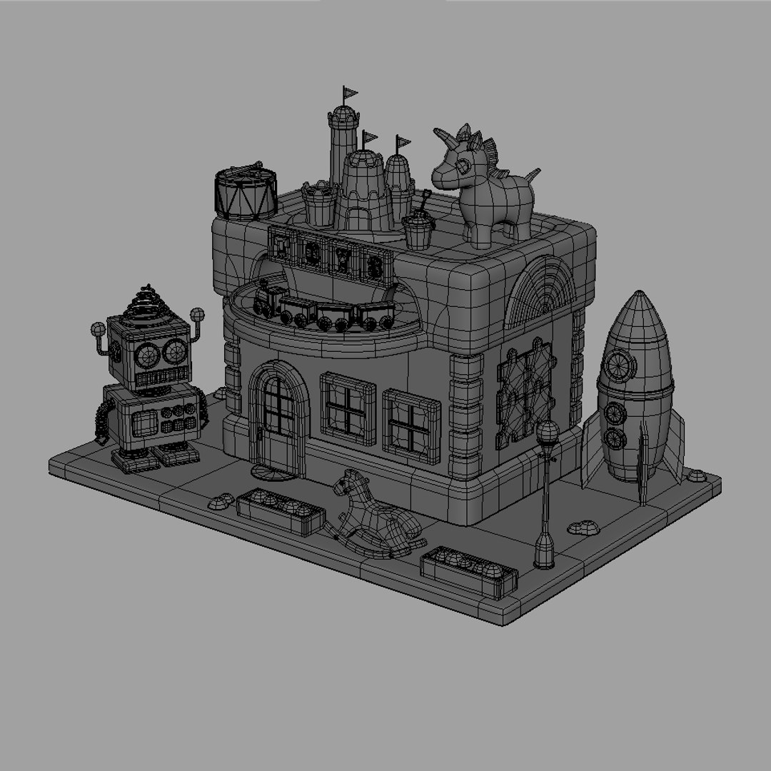 3D Model High Poly Toy Shop 01 - TurboSquid 2041699