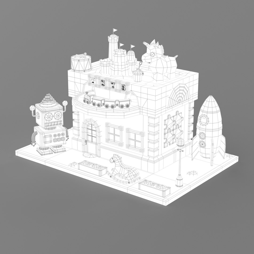 3D Model High Poly Toy Shop 01 - TurboSquid 2041699