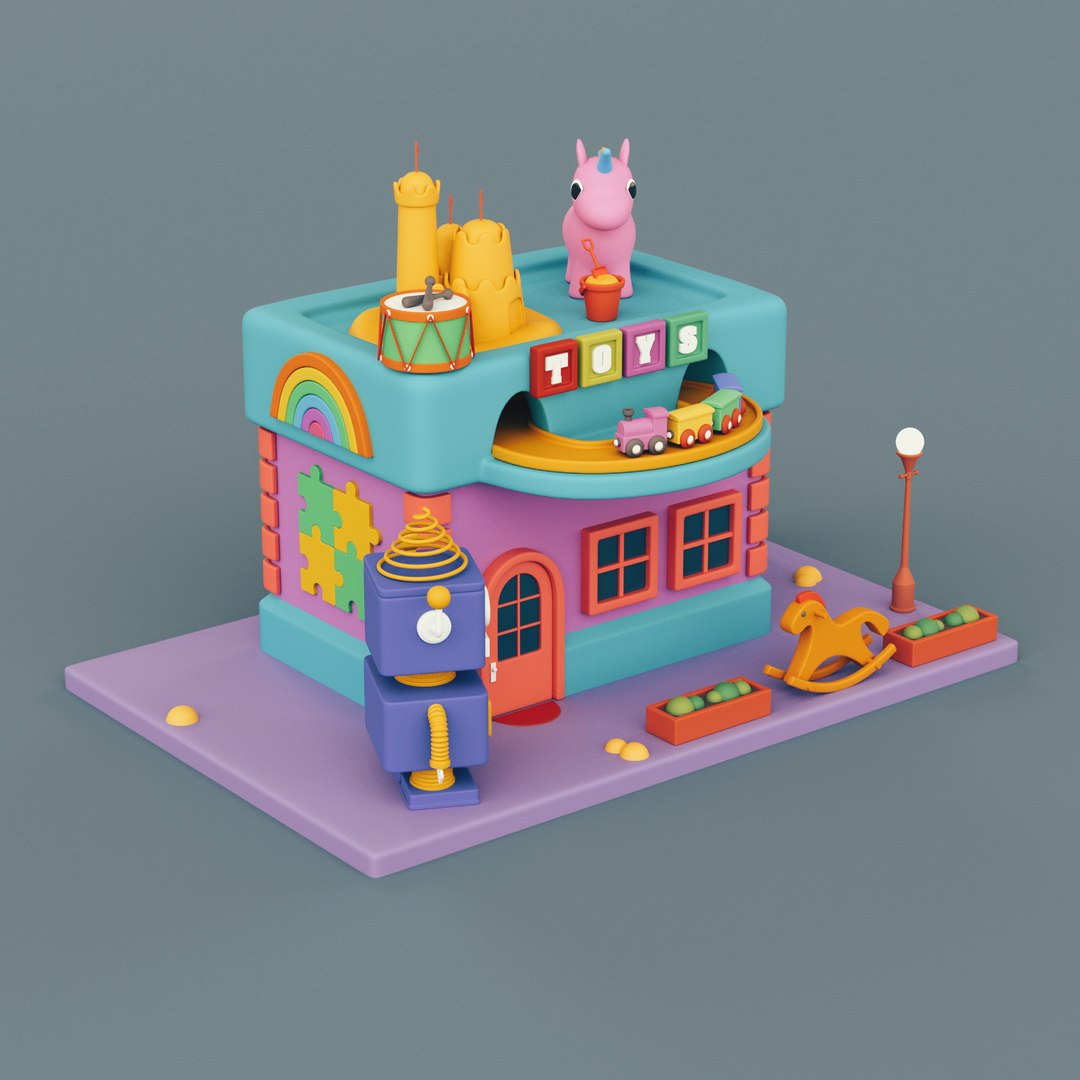 3D Model High Poly Toy Shop 01 - TurboSquid 2041699