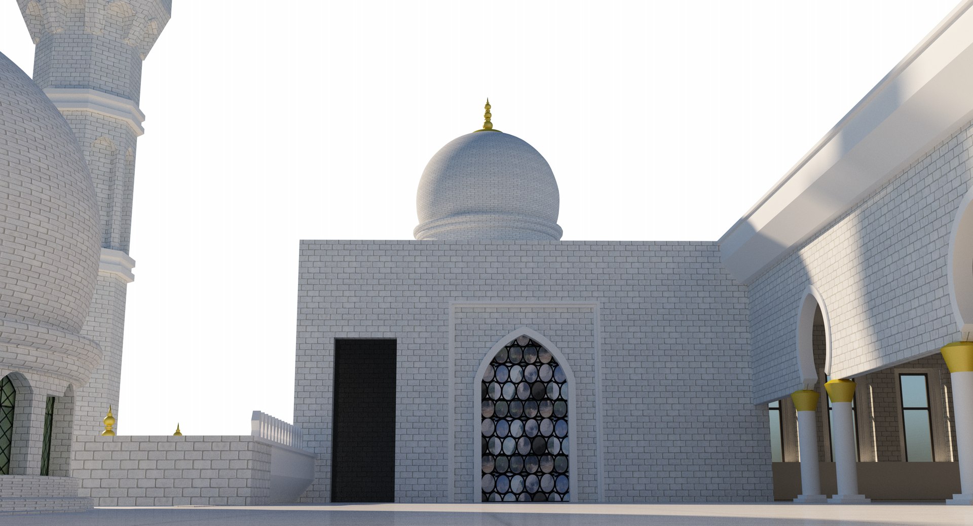 Mosque 3D Model - TurboSquid 1555667