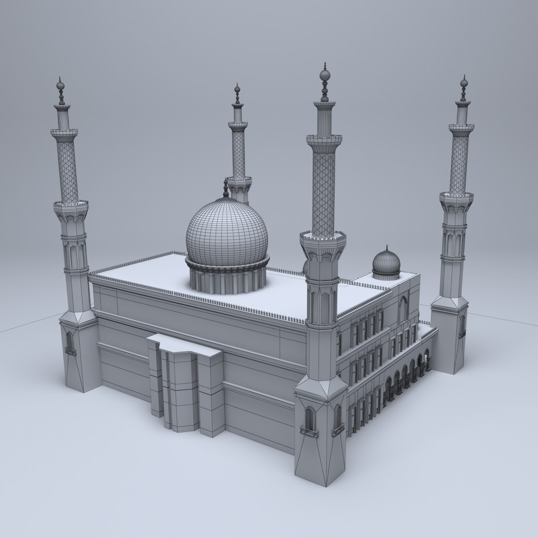 Mosque 3D Model - TurboSquid 1555667