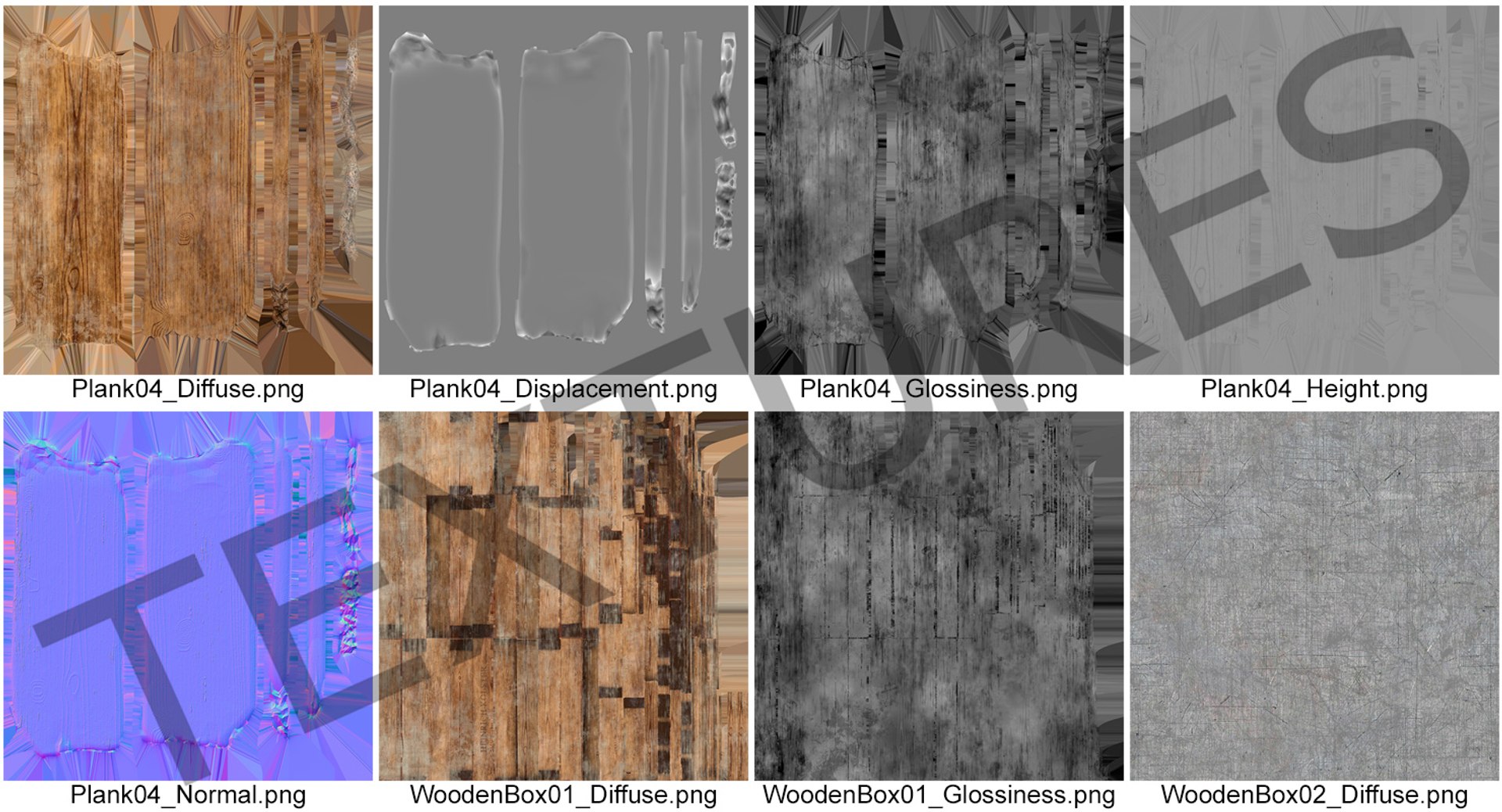 3D vintage wooden box crates - TurboSquid 1306720
