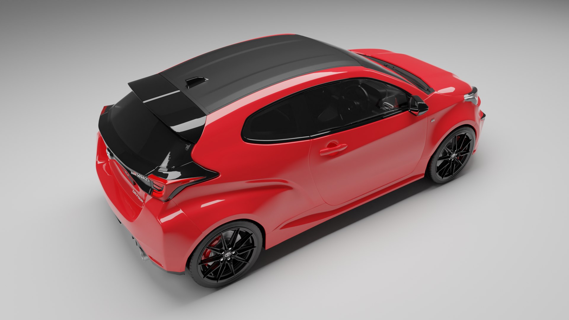 TOYOTA YARIS GR FEVERISH RED 3D Model - TurboSquid 2355354