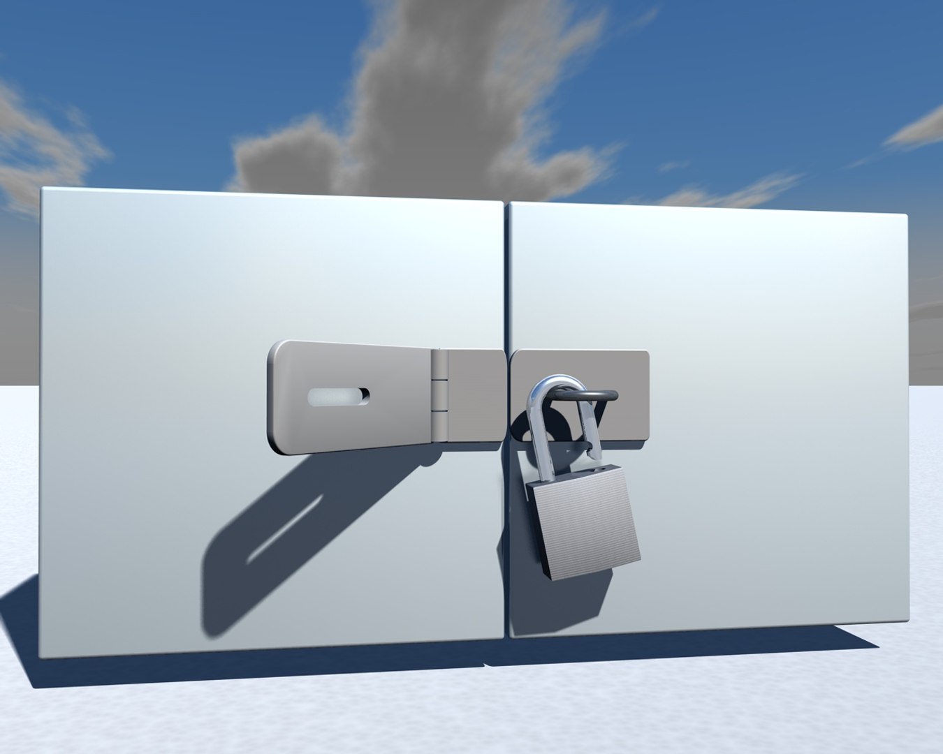 Lock Hasp 3d 3ds