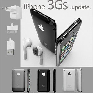 3D IPhone 3GS Models - Browse & Download Formats - TurboSquid